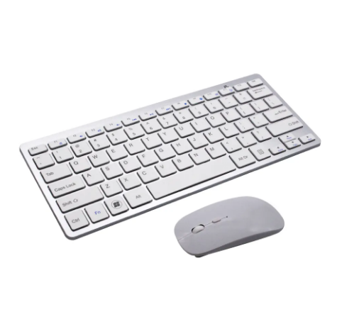 Combo: Teclado y Mouse inalambricos. Conexión por Bluetooth. Para ...